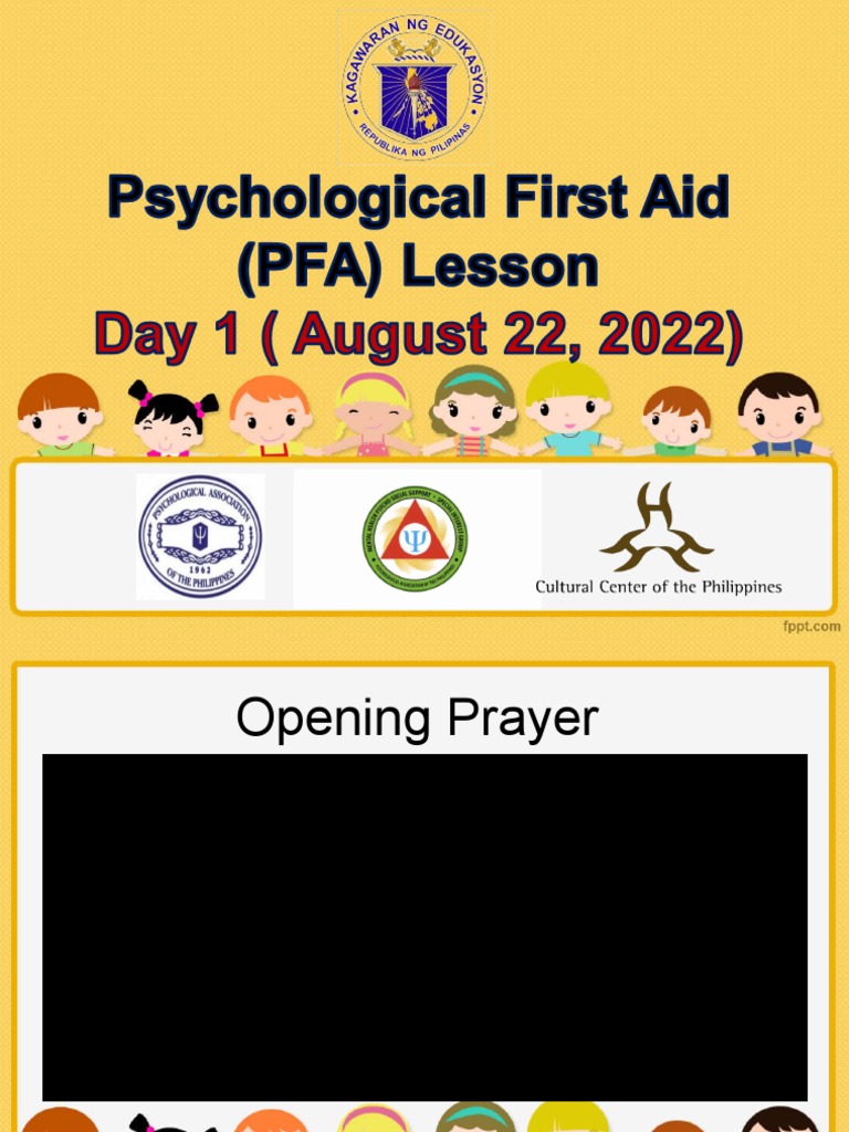 Pfa Powerpoint Day 1 4 | PDF | Psychology | Psychological Concepts