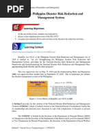 RA 10121: Philippine Disaster Management Act | PDF | Disaster Risk ...