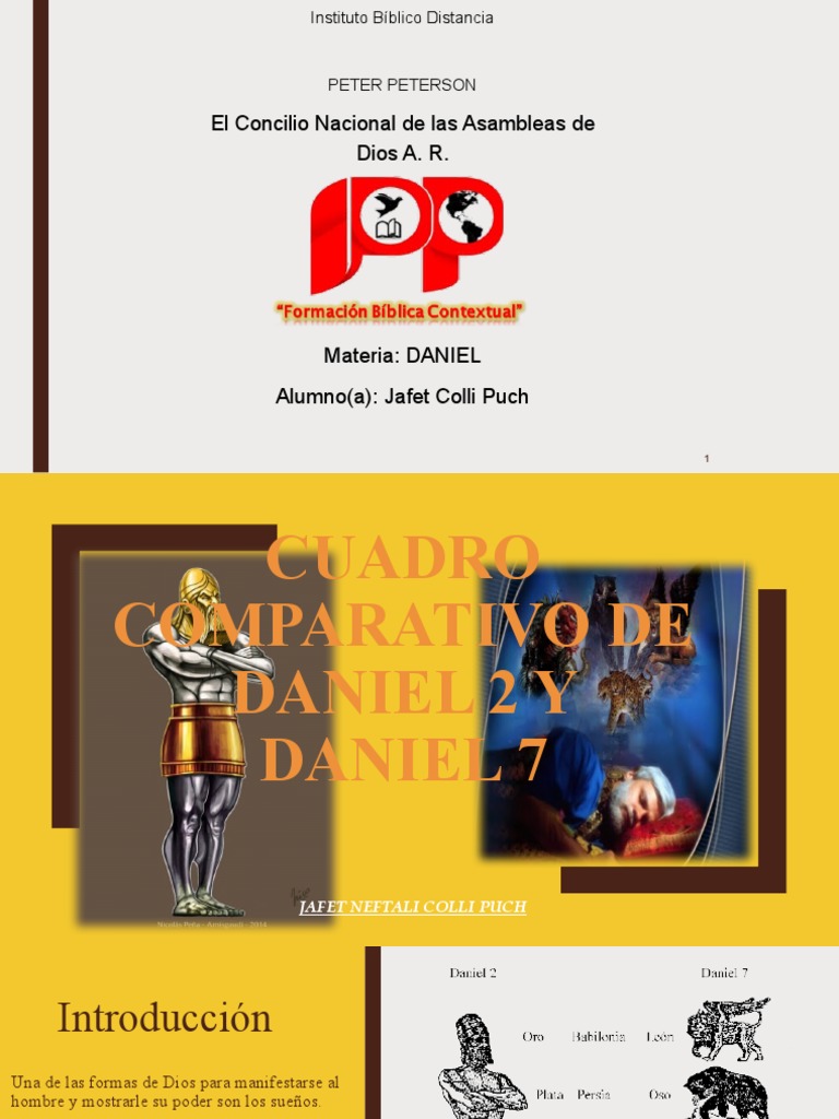 Cuadro Comparativo Daniel-2-Y-7 | PDF | Daniel (figura bíblica) | imperio Romano