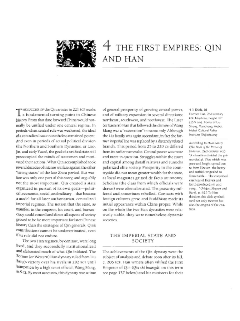 First Empires Qin and Han | PDF