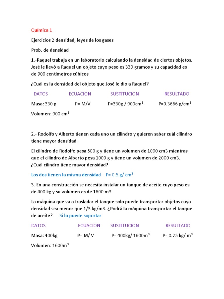 Leyes de Los Gases | PDF | Pascal (Unidad) | Gases