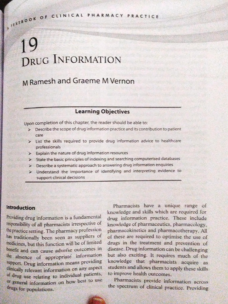 Drug information services | PDF