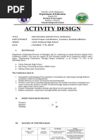 Deped Activity Proposal Template | PDF