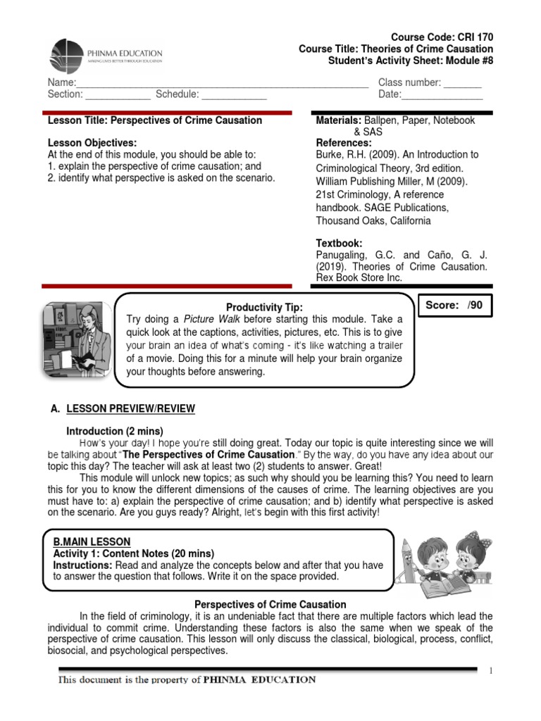 Sas #8 Cri 170 | PDF | Crimes | Crime & Violence