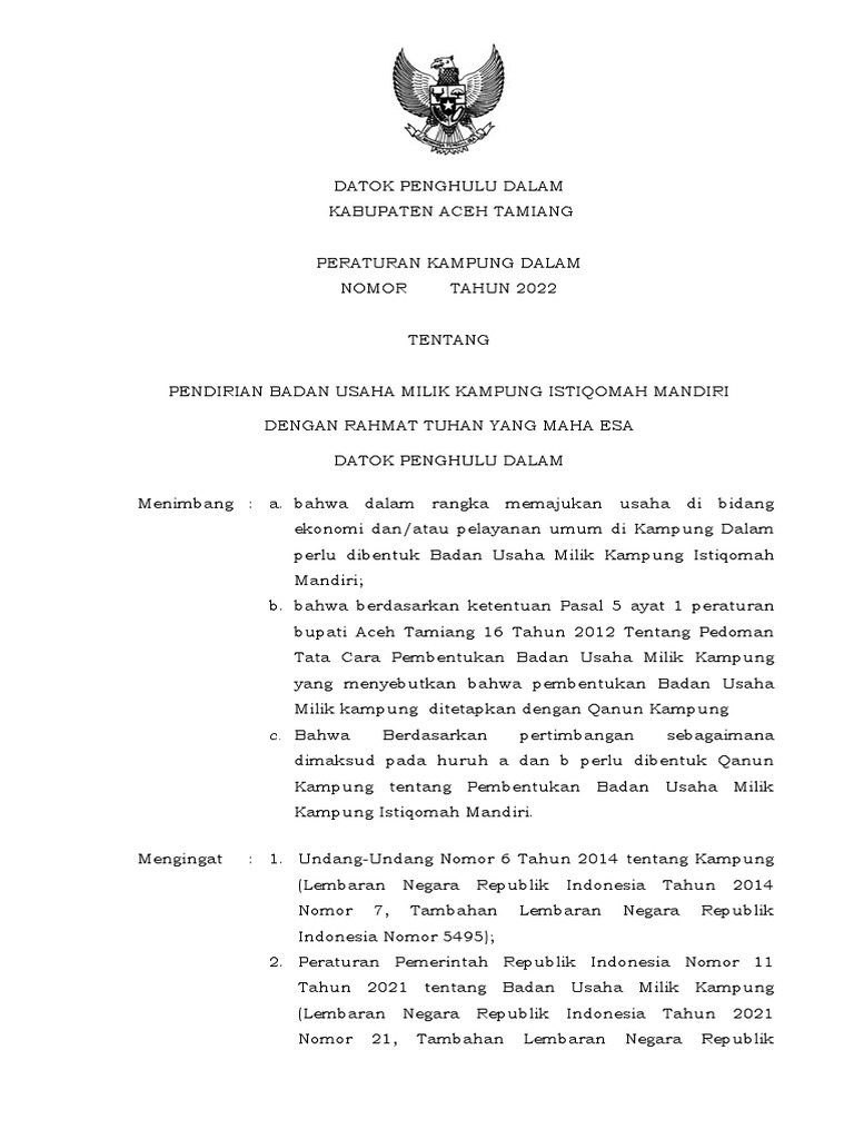 2-Format Perdes Bum Desa-1 | PDF