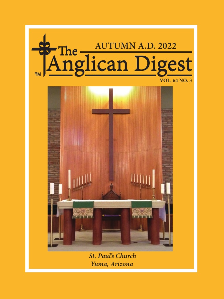Fall A.D. 2022 - The Anglican Digest