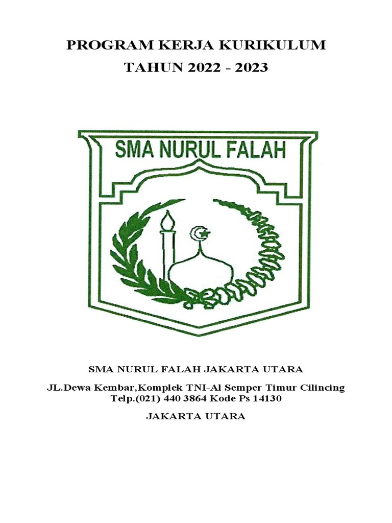 Program Kerja Kurikulum | PDF