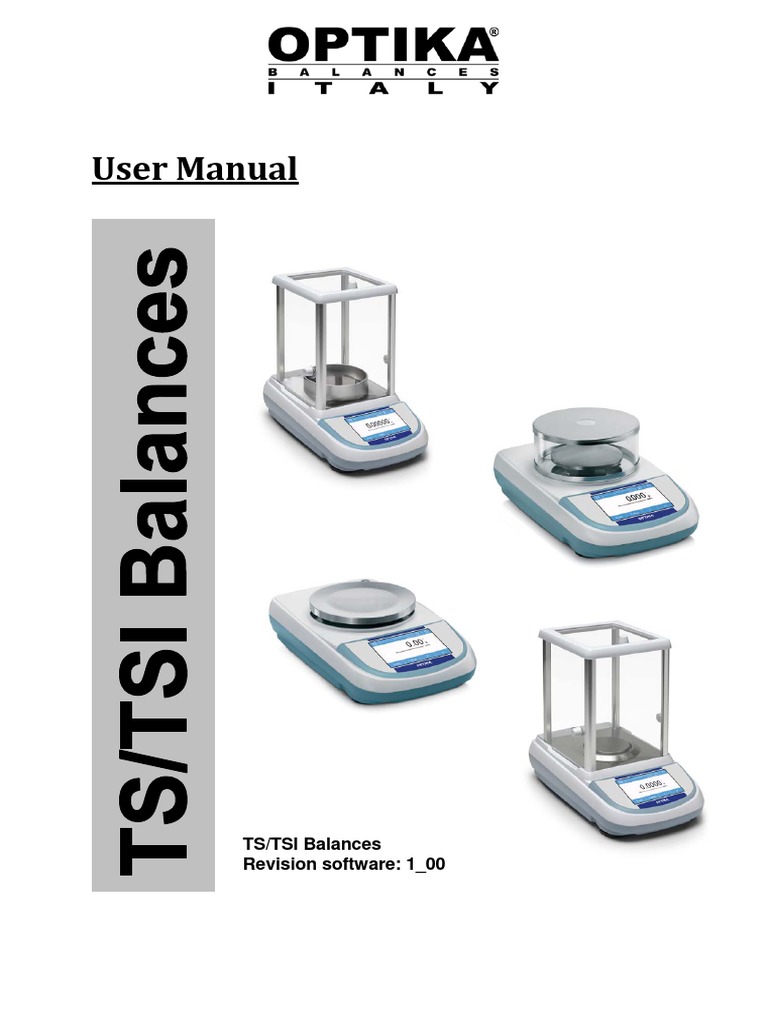 OPTIKA Serie TS TSI Instruction Manual en | PDF | Password | Calibration