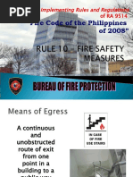 Fire Code of The Philippine1 | PDF | Stairs | Door