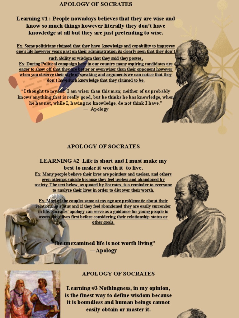 Apology PPT Tatel | PDF | Apology (Plato) | Socrates