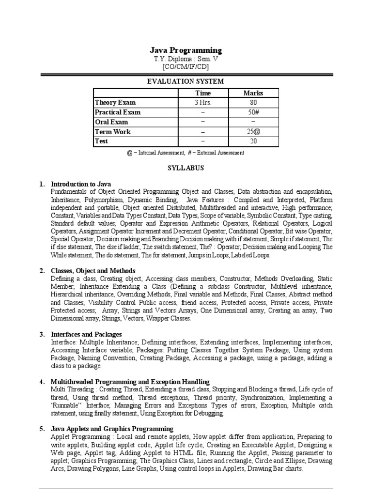 Java Programming | Download Free PDF | Class (Computer Programming ... Java Programming | Download Free PDF | Class (Computer Programming ...
