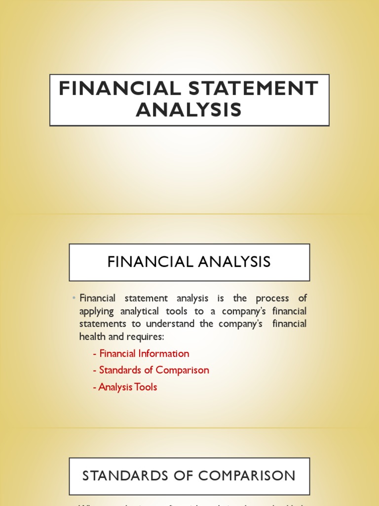Lesson 2 Financial Statement Analysis | PDF | Equity (Finance) | Revenue