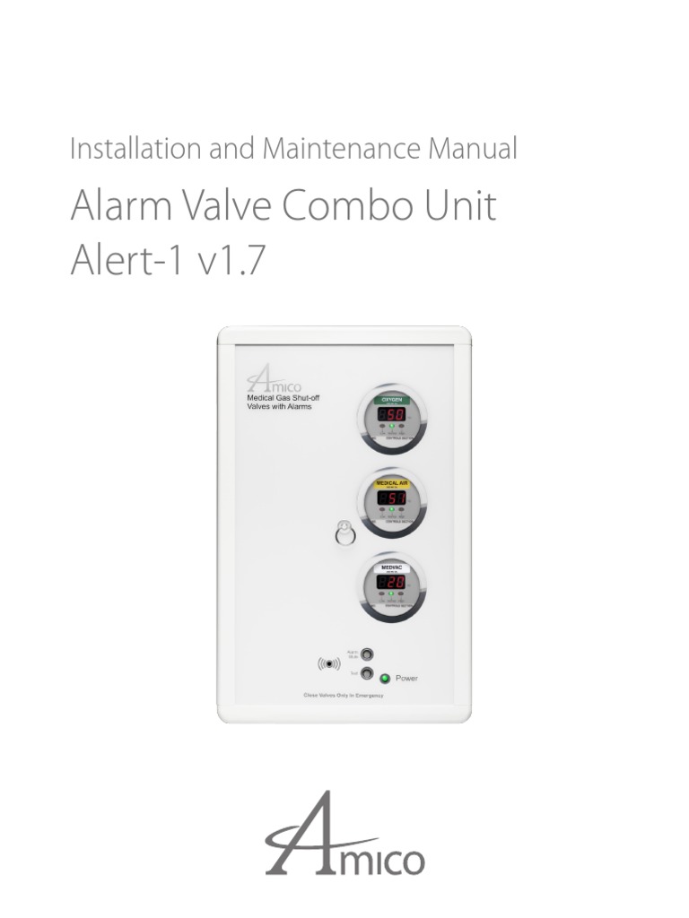 Amico Acp Alarm Valve Combo Unit Manual | PDF | Pipe (Fluid Conveyance ...