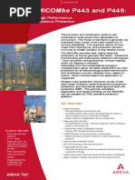 MiCOM P442 Distance Protection Relay Guide | PDF | Power Supply ...