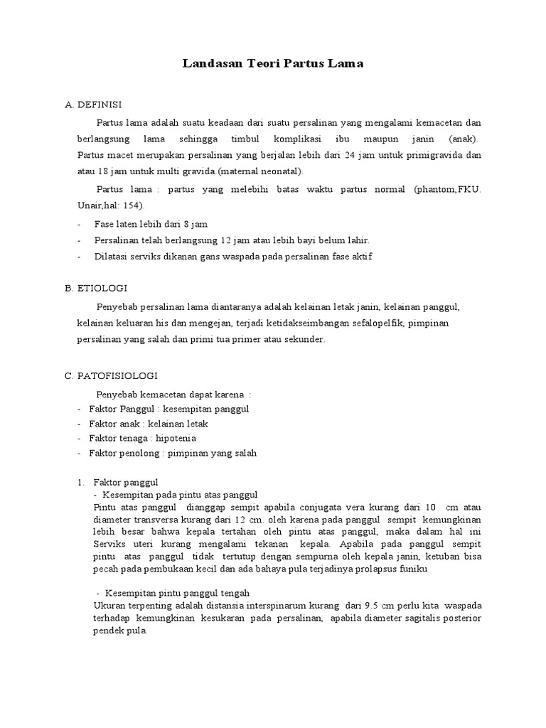 Partus Lama FIX | PDF