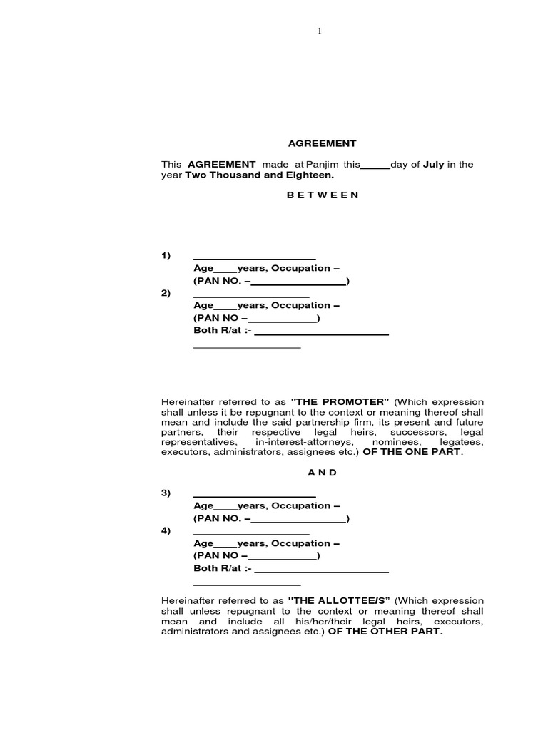 Residential Unit Sale Agreement 2018 | PDF | Value Added Tax | Taxes