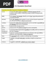 ITIL 4 Foundation Cram Card | PDF | Value Chain | Goods