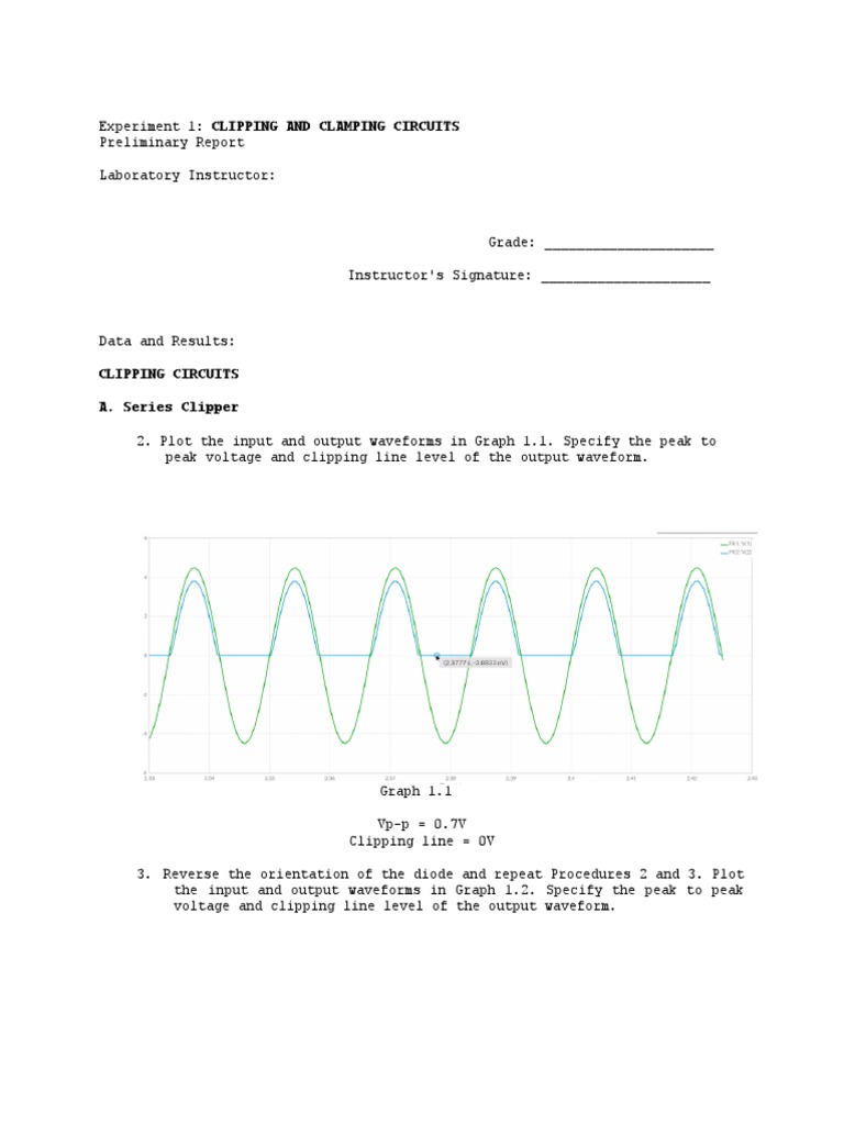LBYEC3P Exp01 - Prelim Report | PDF | Electromagnetism | Electronic Circuits
