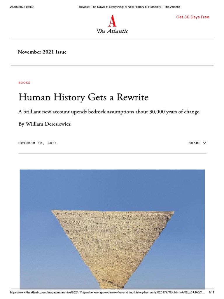 Human History Gets A Rewrite | PDF
