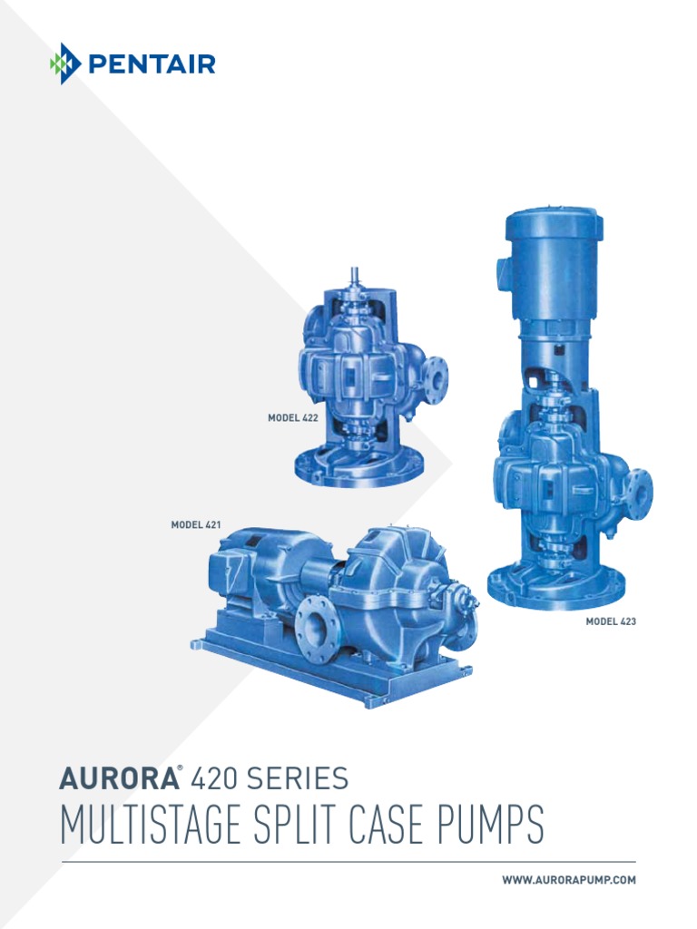 Multistage Split Case Pumps: 420 Series | PDF | Pump | Bearing (Mechanical)