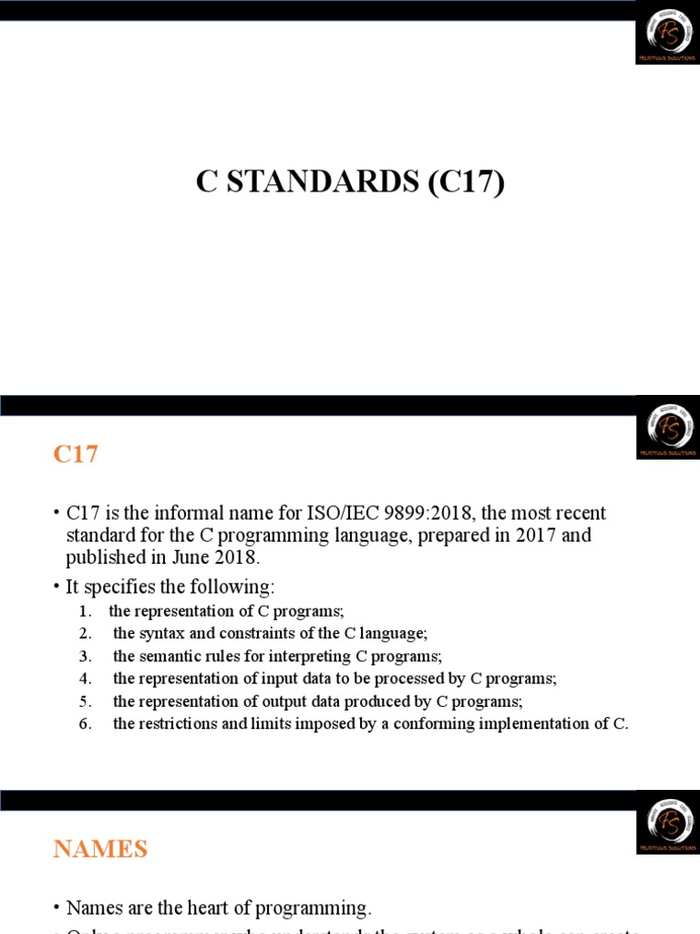 C Standards C17 Pdf C Programming Language Subroutine 1565