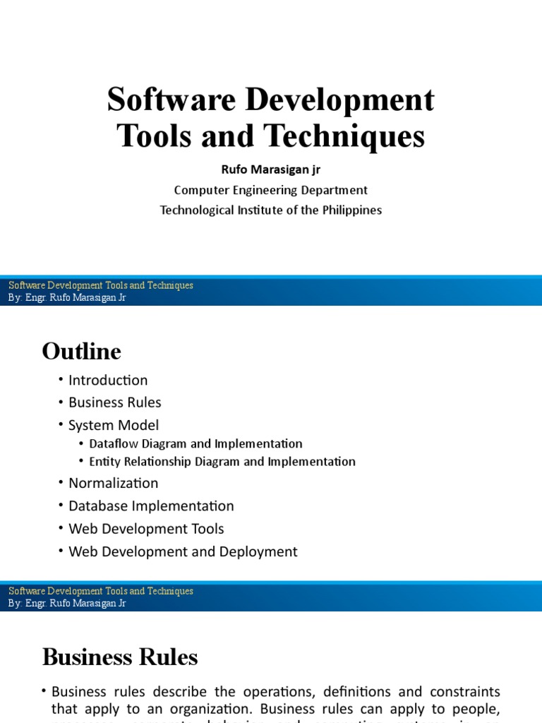 CPE202 Lecture 2 - Data Models Tools and Techniques | PDF | Computer Science | Information Age