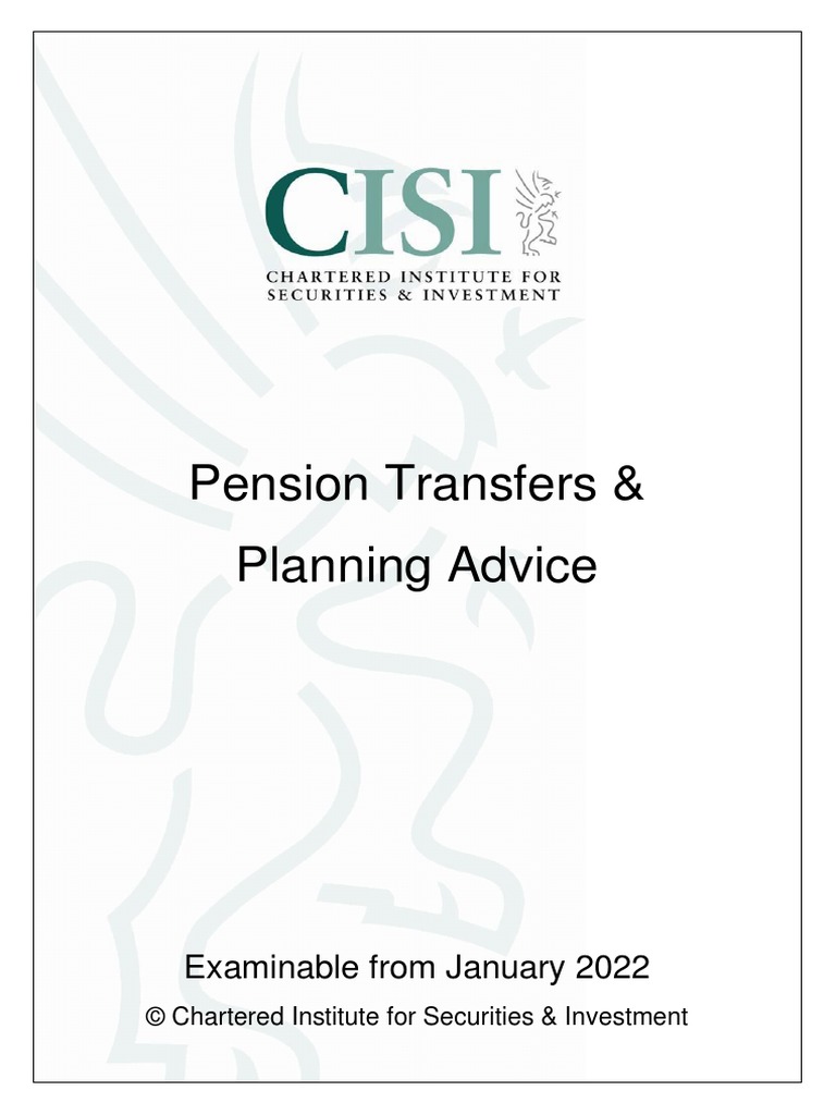 PTPA Syllabus Jan 22 Version 6 | PDF | Pension | Insurance