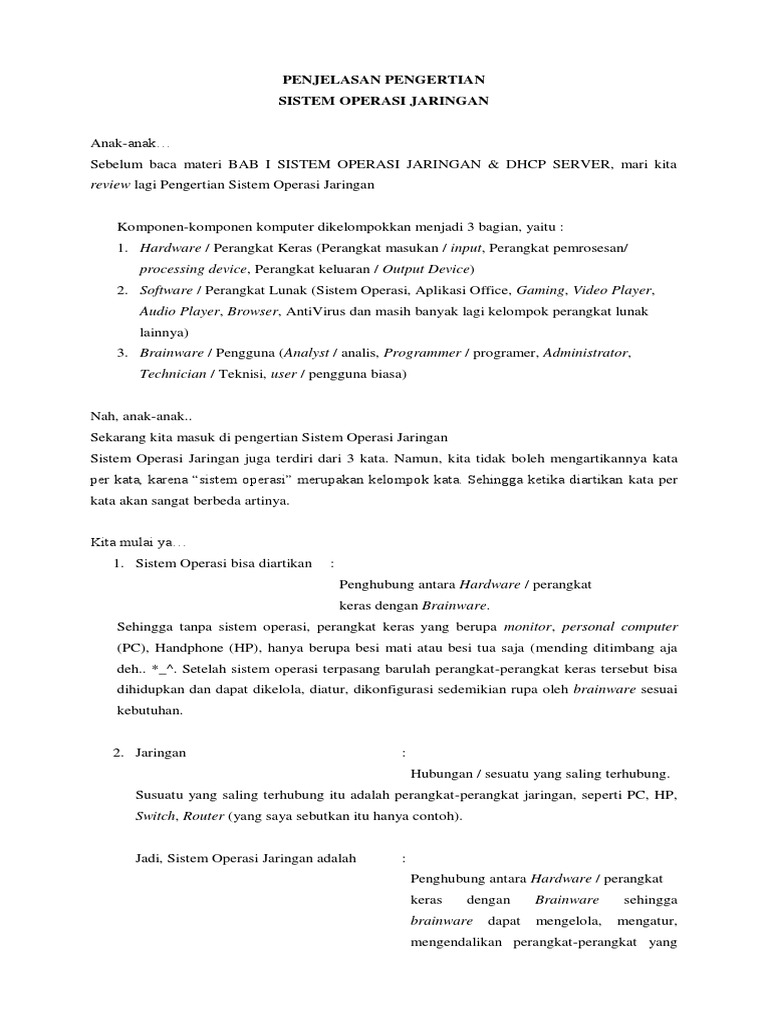 Penjelasan Pengertian Soj | PDF