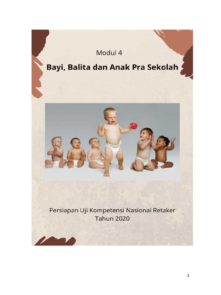 Modul Asuhan Bayi, Balita Dan Anak Prasekolah | PDF | Pengembangan Diri | Kesehatan Holistik