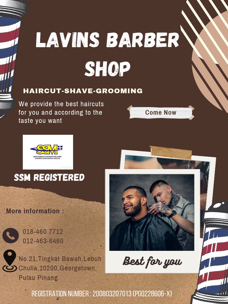 Lavins Barber Shop: SSM Registered | PDF