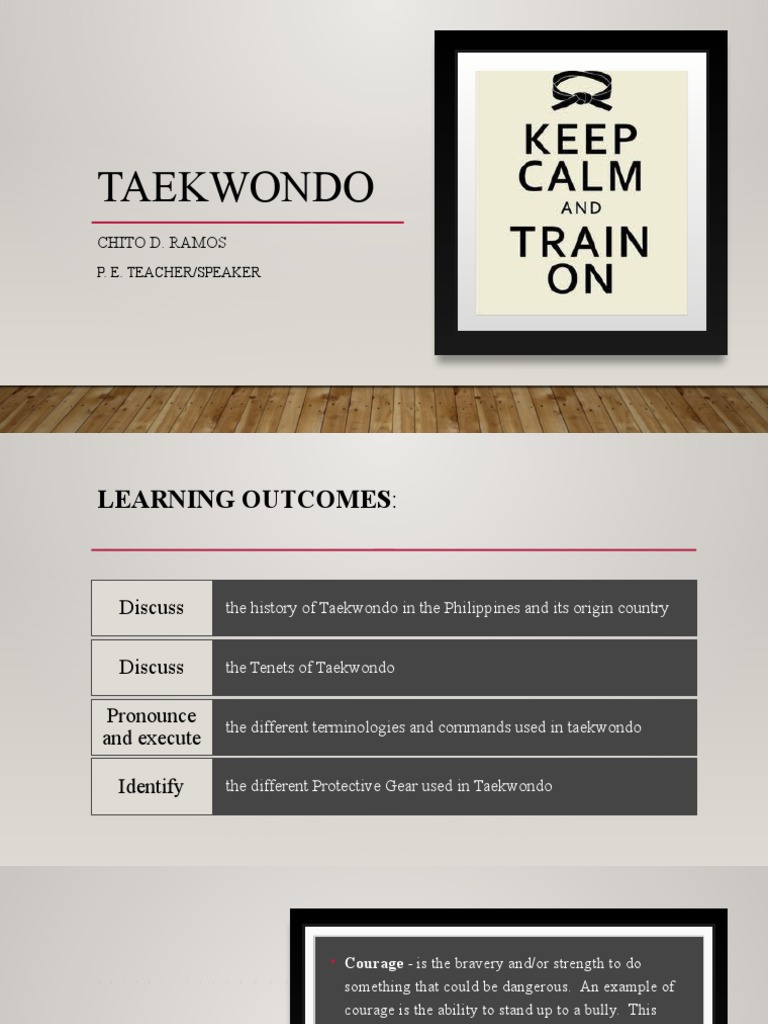 Taekwondo: Chito D. Ramos | PDF | Taekwondo