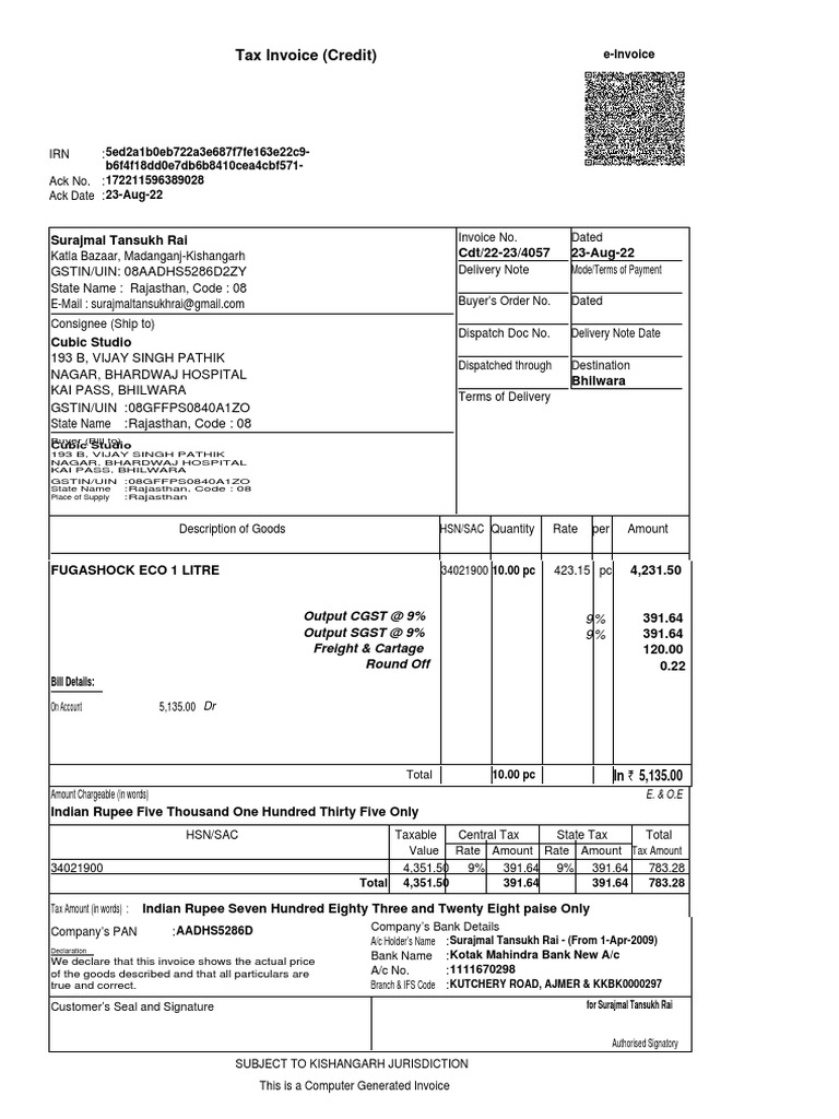 Cubic | PDF | Invoice | Money