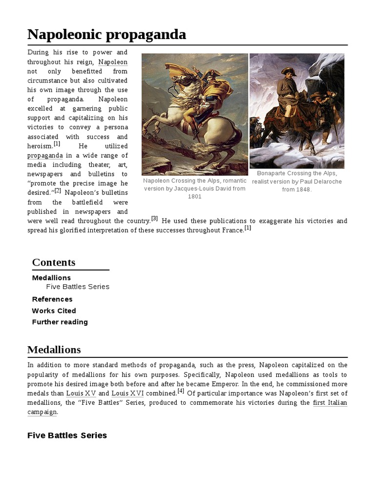Napoleonic_propaganda | PDF | French Emperors | Napoleon