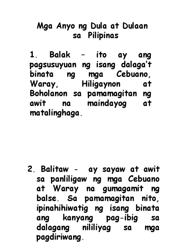 Dulaan | PDF