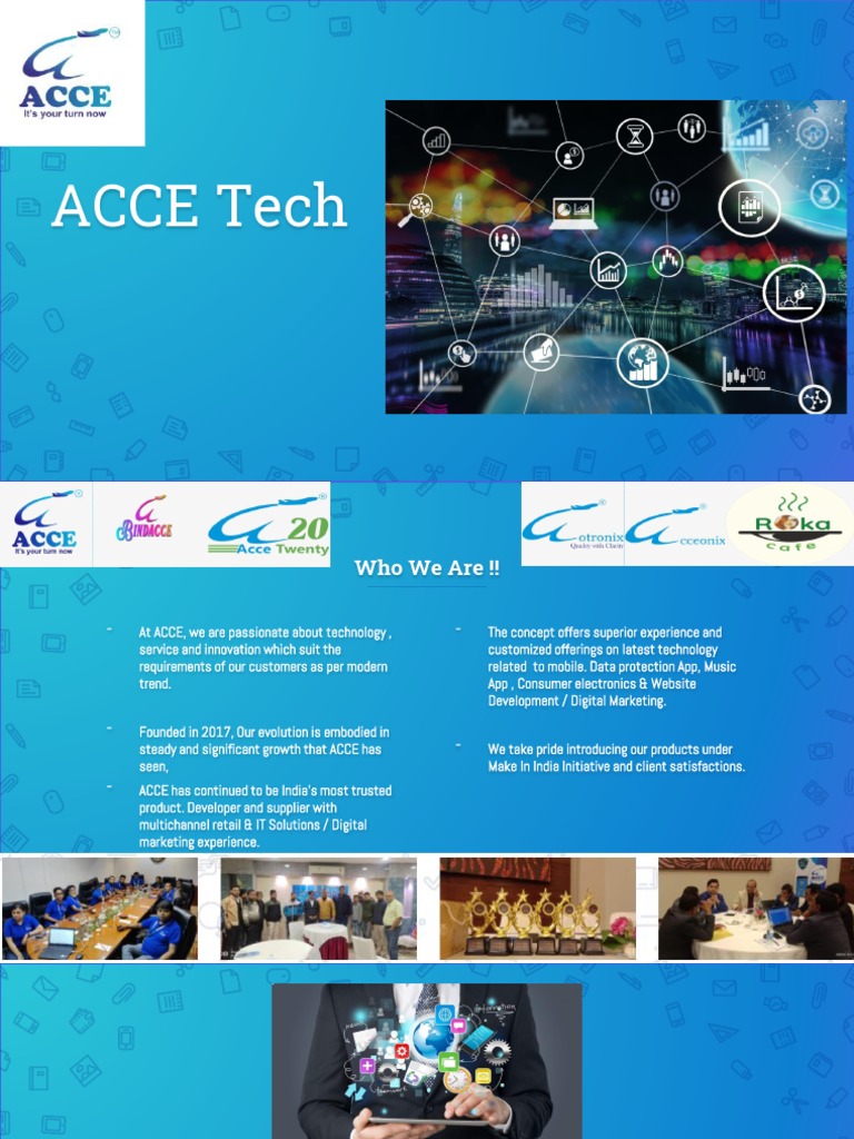 Acce Tech Company Profile | PDF | Digital Marketing | Websites