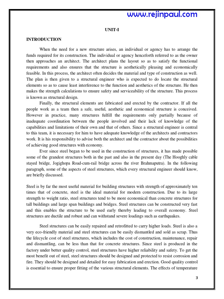 Structural Design And Drawing Notes Pdf Deformation Engineering Steelmaking