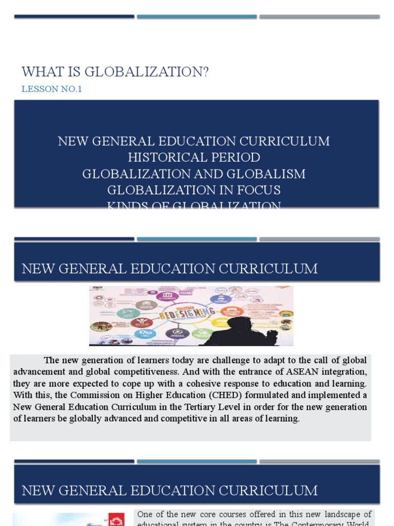 Lesson 1 What Is Globalization | PDF