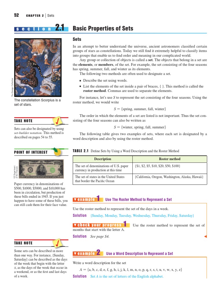 Basic Properties of Sets Explained | PDF