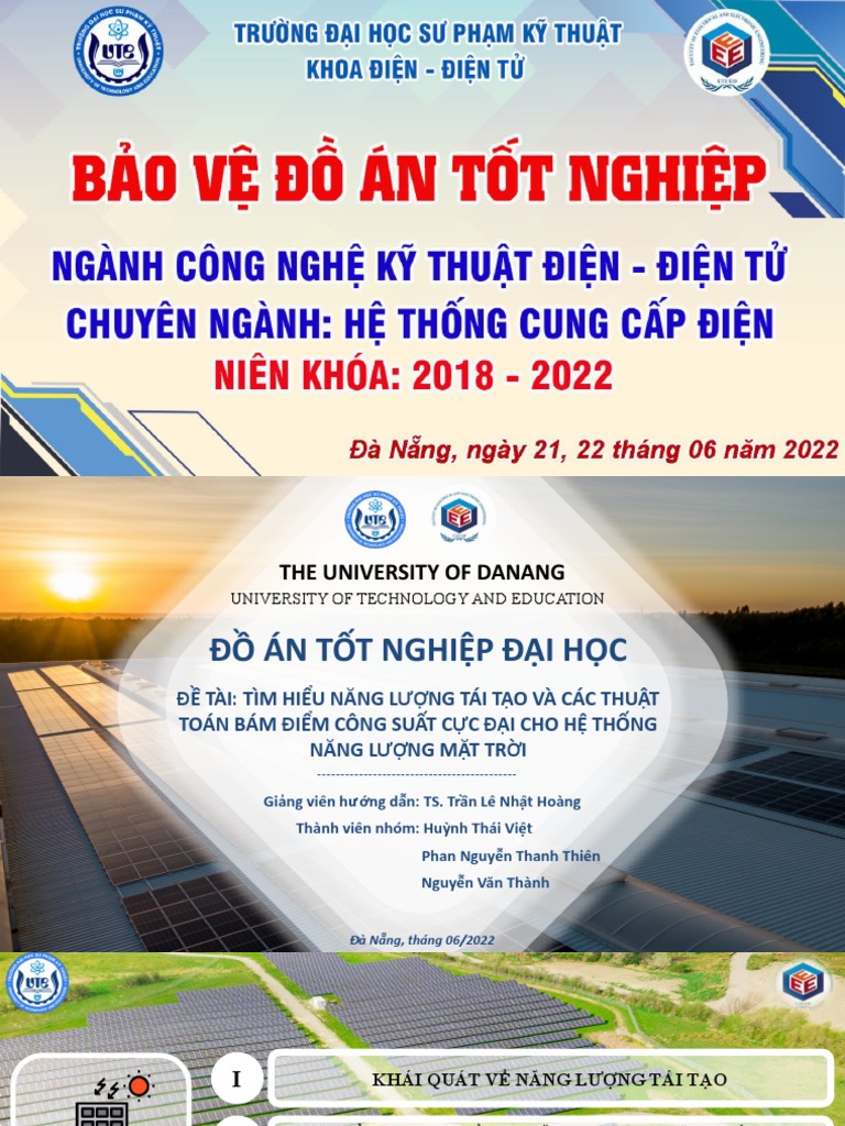 Thuyết Trình Đồ Án Tn Nhóm 1 2022 | PDF