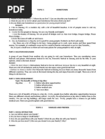 Vstep Speaking Part 2 Full | PDF | Movie Theater | Restaurants