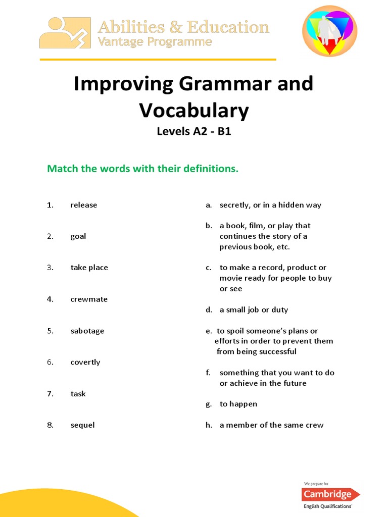 Grammar and Vocabulary - Text Completion - READING Among Us - A2 - B1 ...