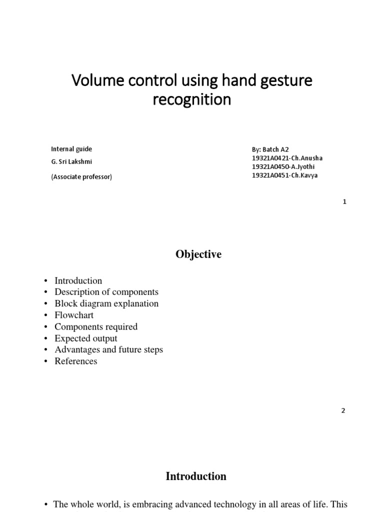 Volume Control Hand Gesture | PDF | Artificial Neural Network | Computing