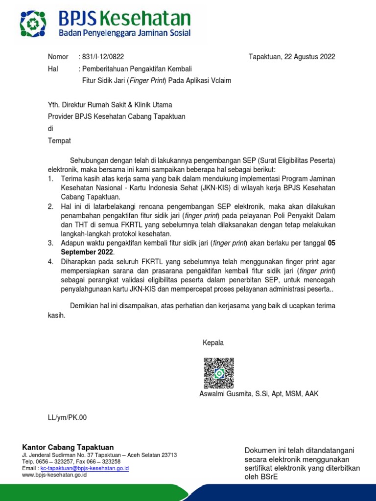 831 Pengaktifan Finger Print | PDF