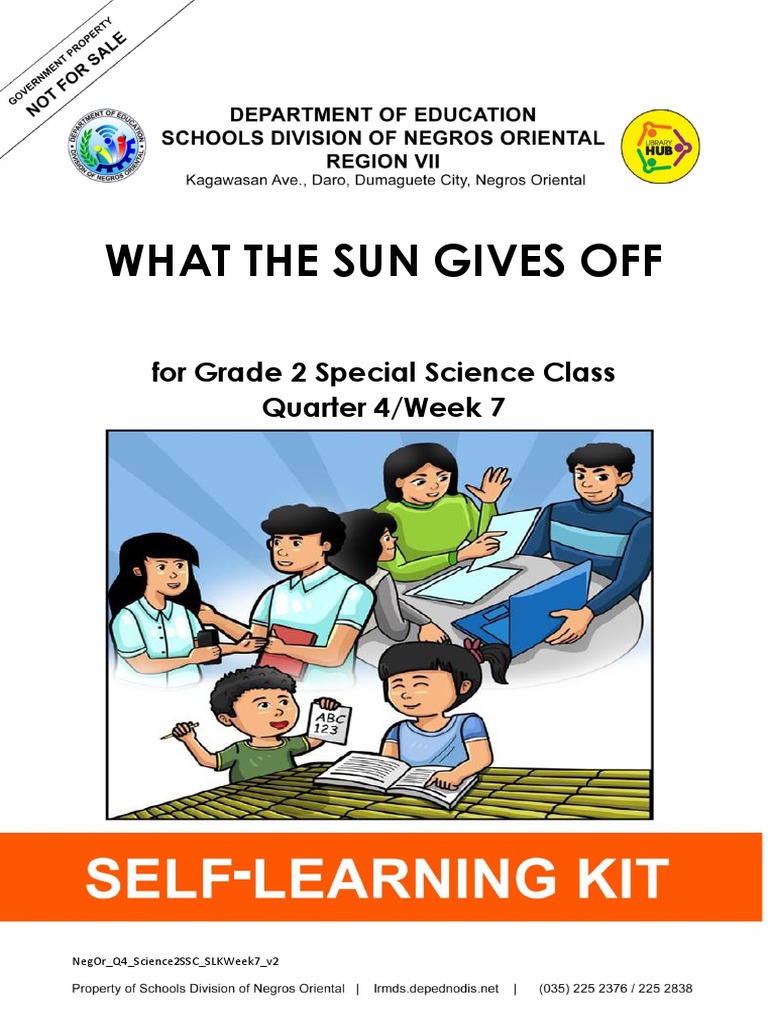 What The Sun Gives Off: For Grade 2 Special Science Class Quarter 4 ...