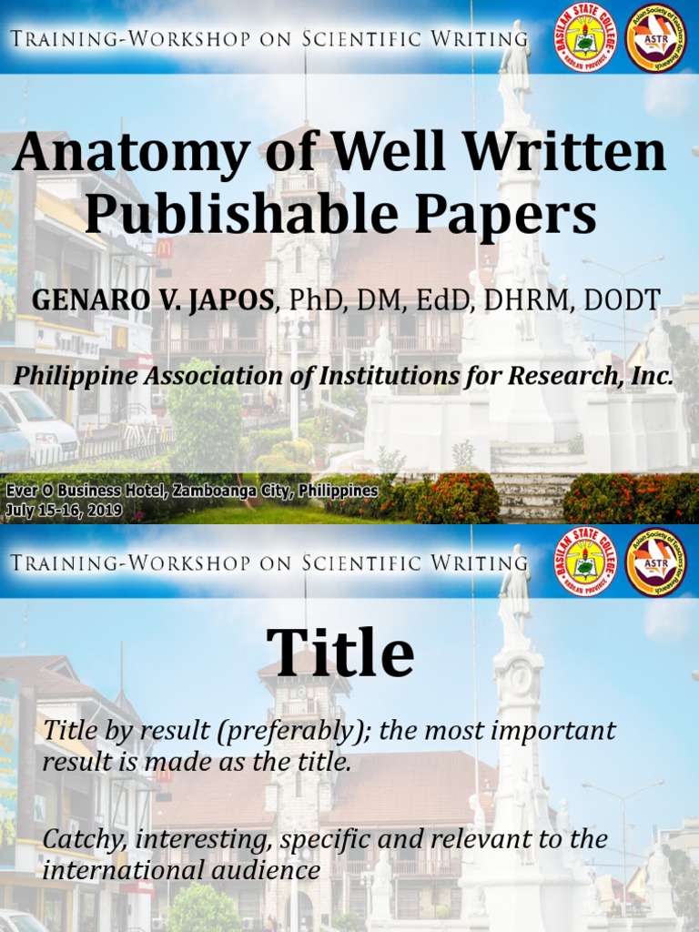 Anatomy of A Publishable Paper | PDF | Data | Methodology