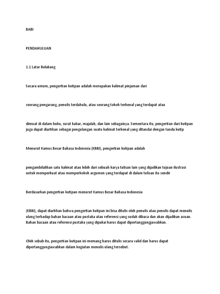 Kutipan | PDF | Karier & Perkembangan | Kajian Bahasa Asing