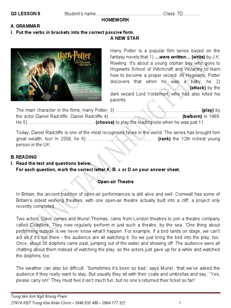 Trung Tâm Anh NG Nhung PH M 27N7A KĐT Trung Hòa Nhân Chính - 0946 530 ...