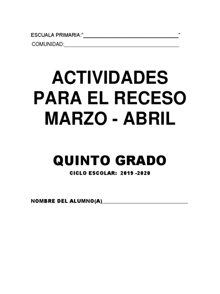 5to Repaso Marzo Abril | PDF | México | Agua