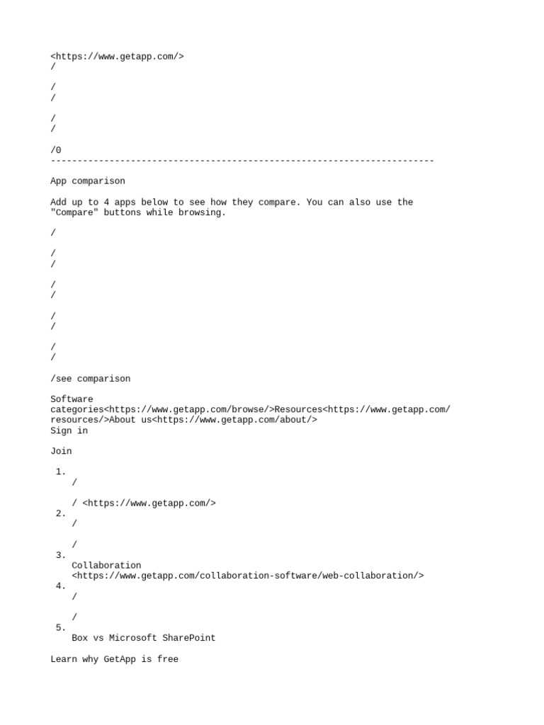 Box Vs Microsoft SharePoint Vs Confluence Comparison GetApp PDF