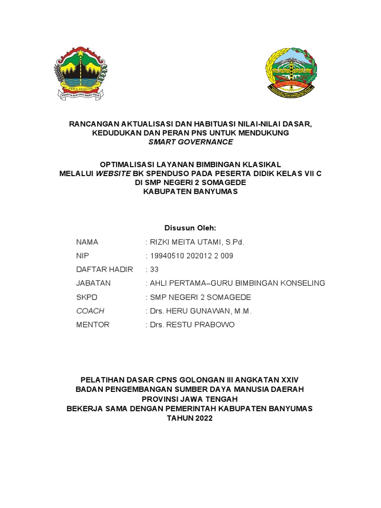 RA - RIZKI MEITA UTAMI, S.Pd. - 33 - KEL 4 - ANGKATAN XXIV | PDF